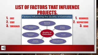 project influnceing | PPTX