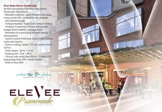 Ruko Elevee Promenade Alam Sutera Exclusive Business Arcade | PPTX