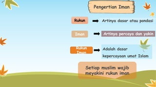 Materi Pesantren Kilat Rukun Iman - Bu Laela.pptx