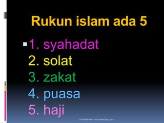 Rukun islam | PPTX