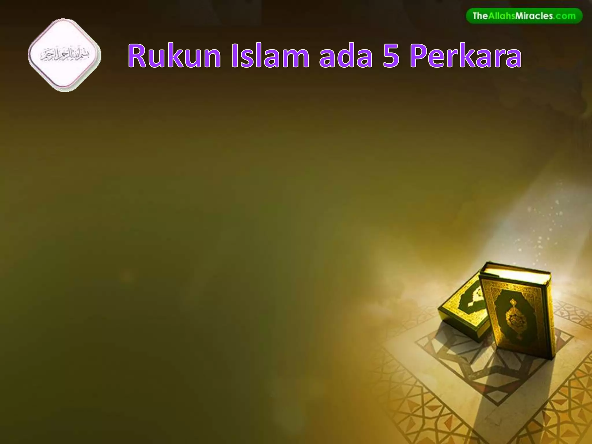 Rukun islam | PPTX