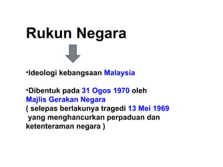 Rukun negara | PPT