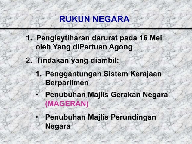 Rukun negara | PPTX