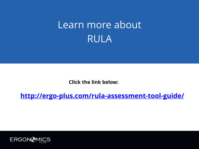 RULA - Rapid Upper Limb Assessment | PDF | Medical Health