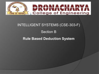 Rule-Based-Deduction-System in artificial intelligence.pdf | Programming Languages | Computing