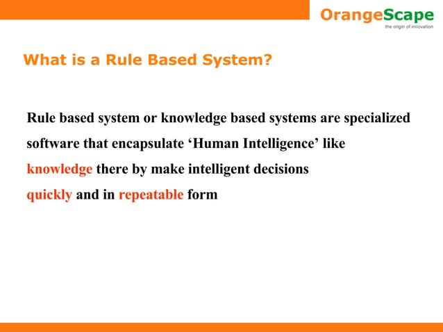 Rule Based System | PPT