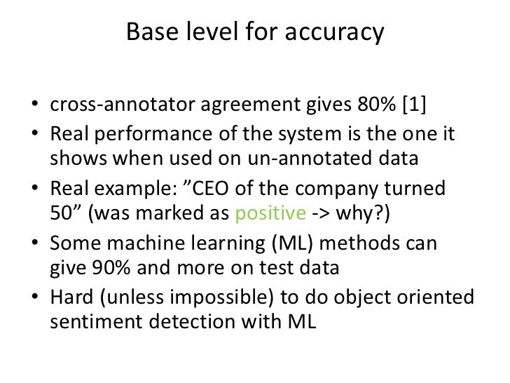 Rule Based Approach To Sentiment Analysis At Romip 11 Slides
