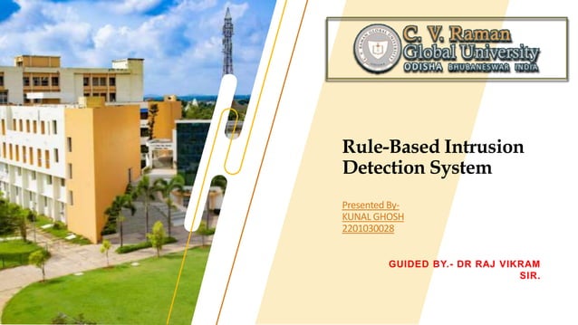 Rule-Based Intrusion Detection System.pptx | Databases | Computer Software and Applications