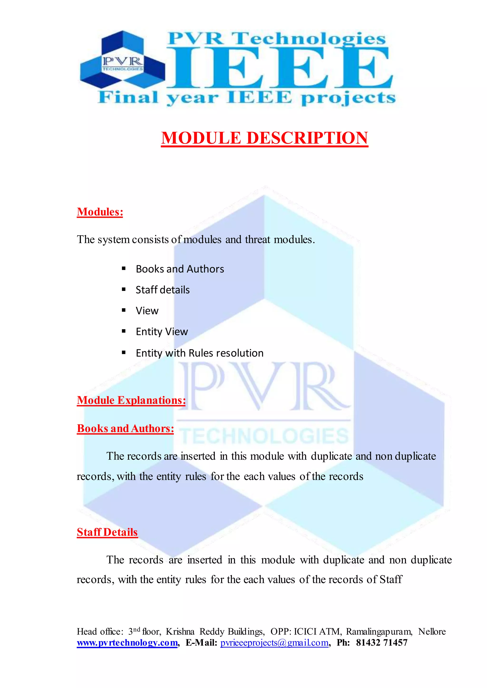 Rule based method-for entity resolution | PDF