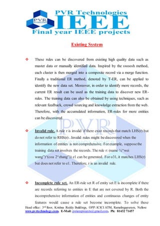 Rule based method-for entity resolution | PDF