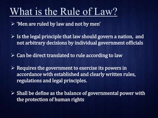 Introduction to law assignment | PPTX