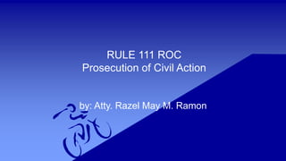 CRIMINOLOGY REVIEW CRIMINAL PROCEDURE RULE 111 ROC.pptx