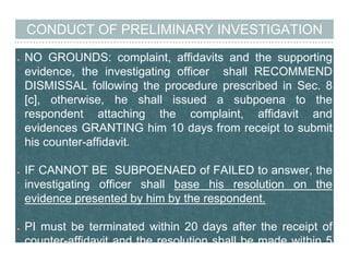 Preliminary Investigation | PPTX