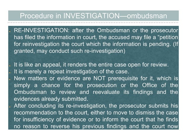 Preliminary Investigation | PPTX | Law