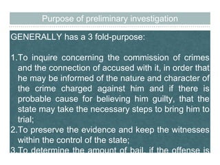 Preliminary Investigation | PPTX