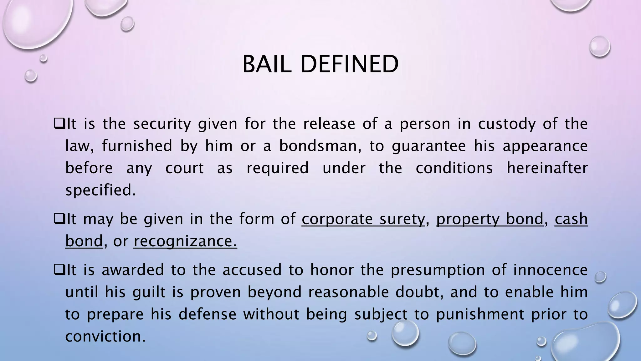 Rule 114 bail | PPTX