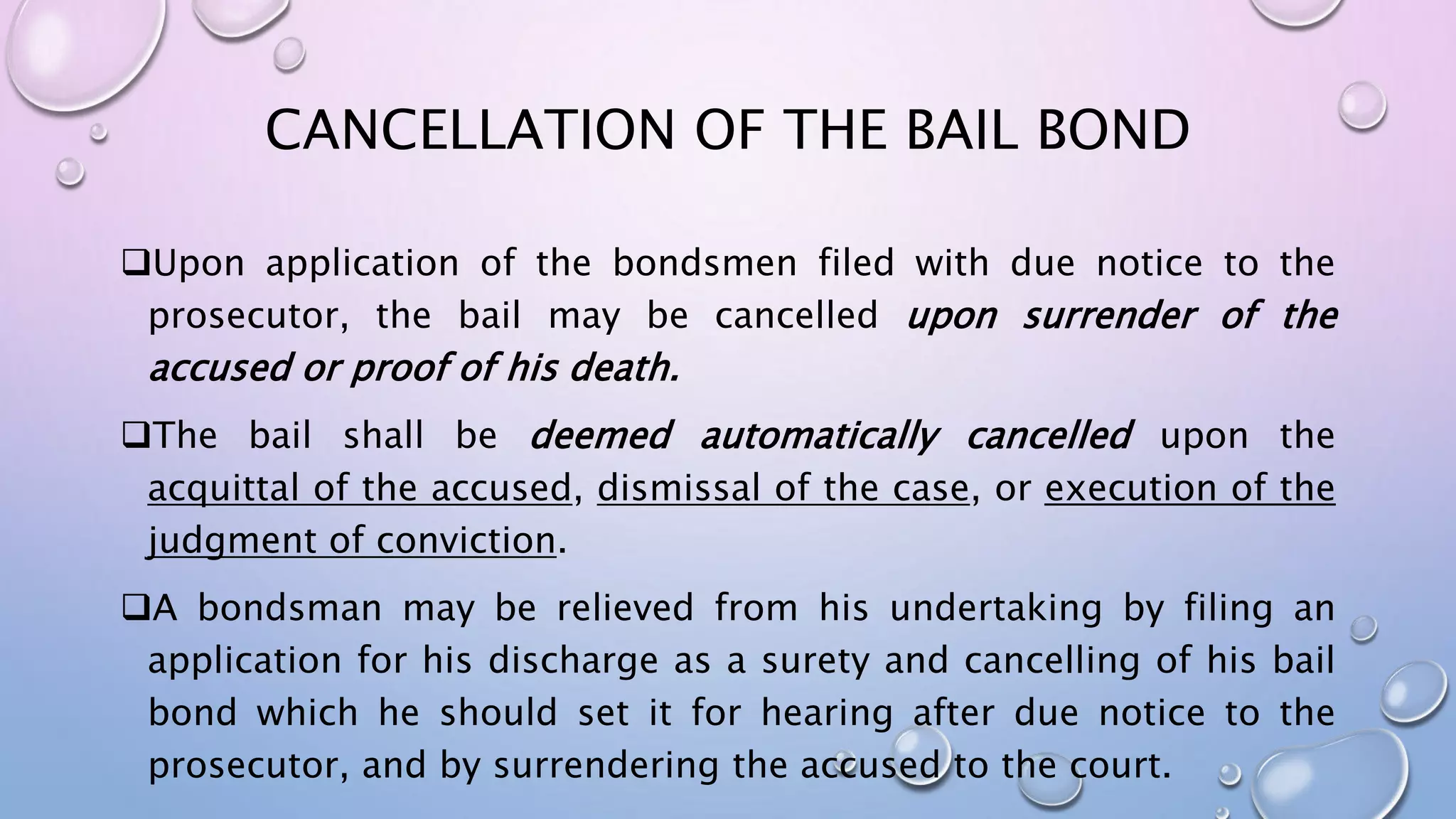 Rule 114 bail | PPTX