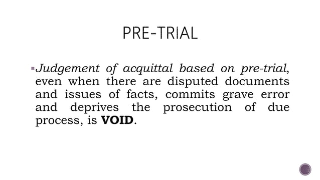 Rule 118 pre trial conference | PPTX
