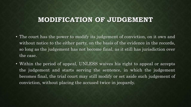 Rule 120 judgement | PPT