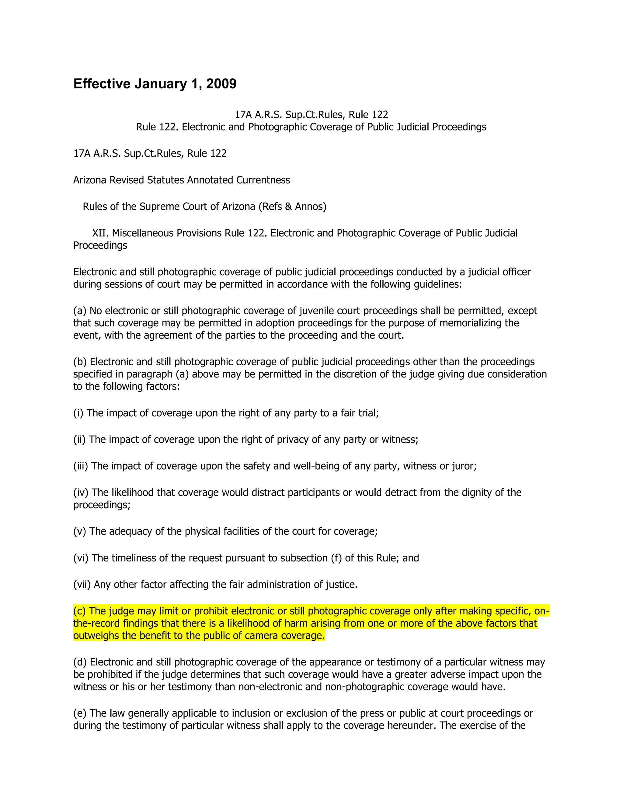 Rule 122 highlighted | PDF