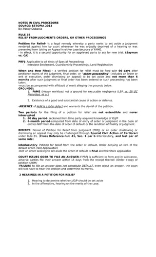 Rule 37 38-41 | PDF | Law