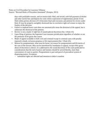 Remedial Law Rule 45 estopia | PDF