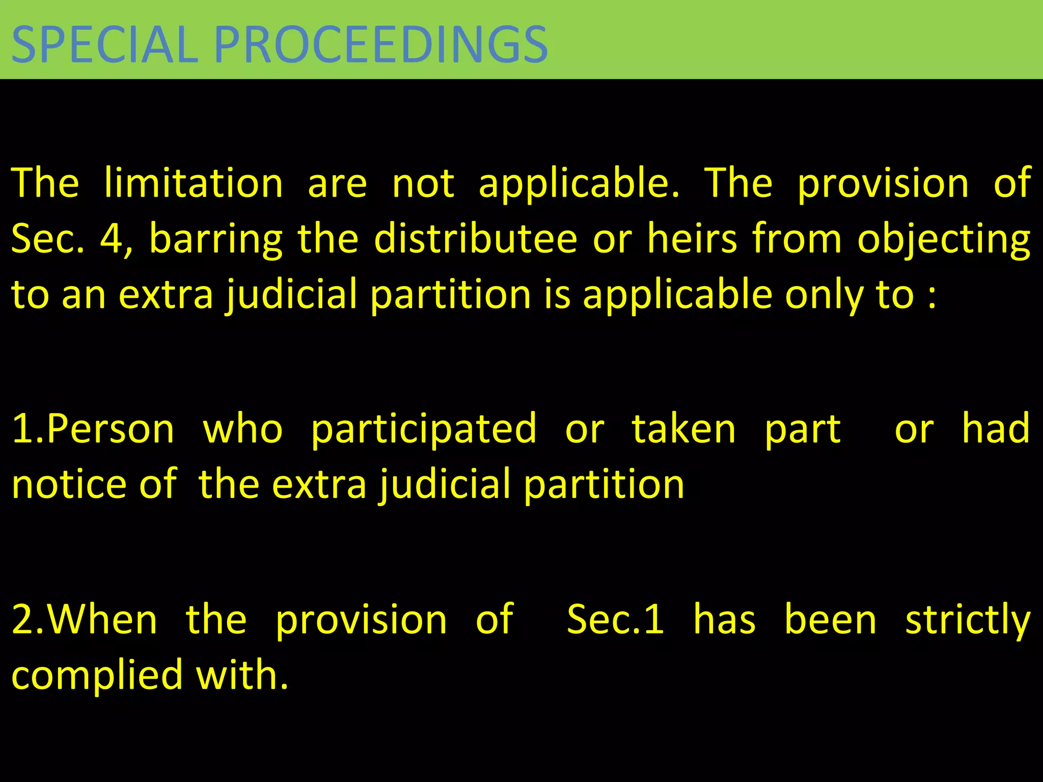 Rule 74 SUMMARY SETTLEMENT OF ESTATES | PPT