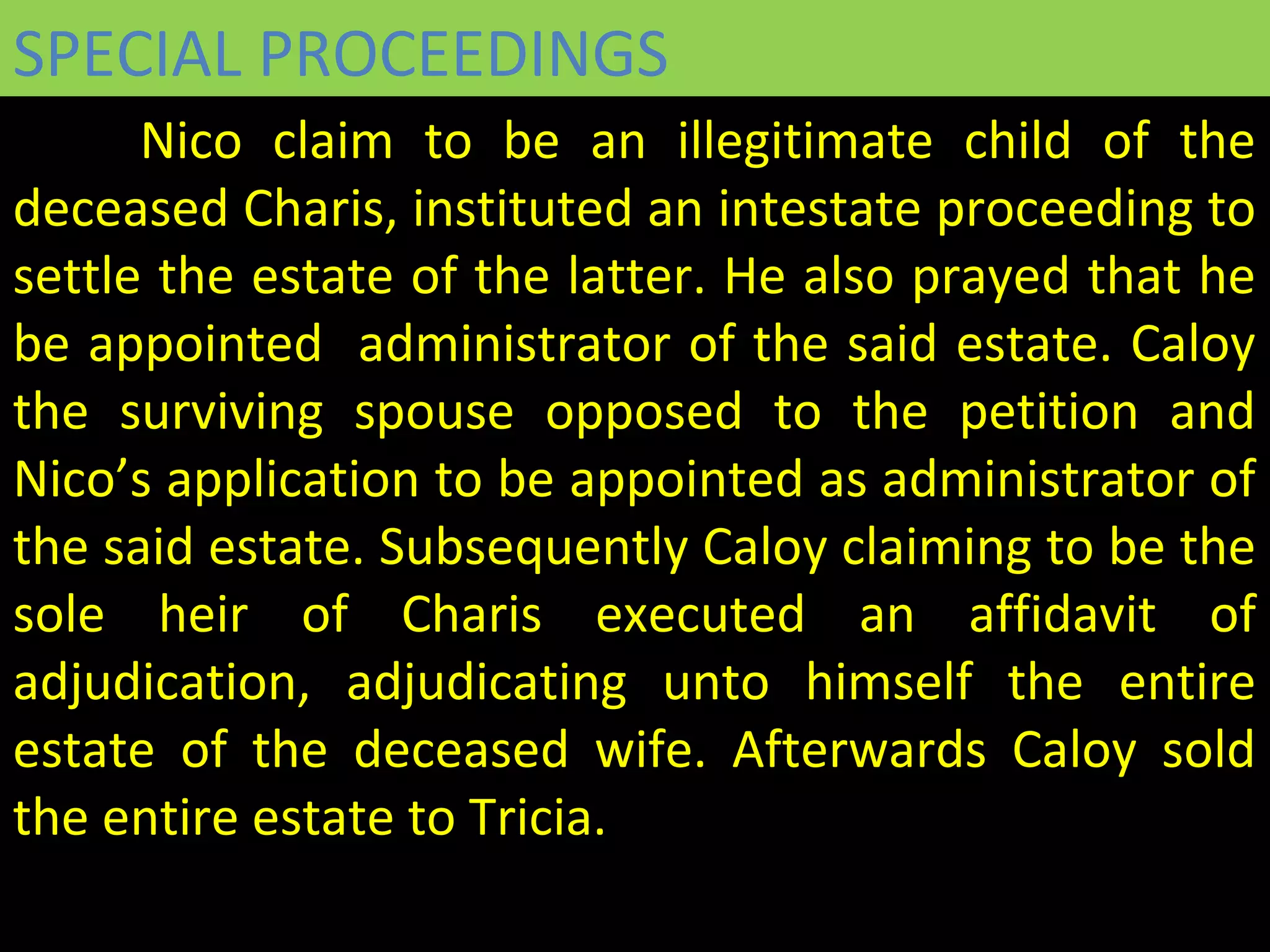Rule 74 SUMMARY SETTLEMENT OF ESTATES | PPT