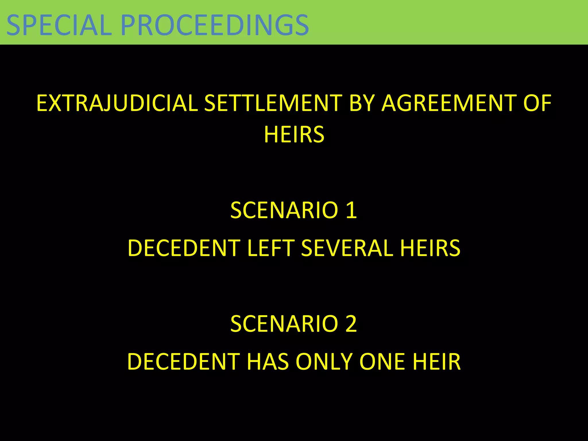 Rule 74 SUMMARY SETTLEMENT OF ESTATES | PPT