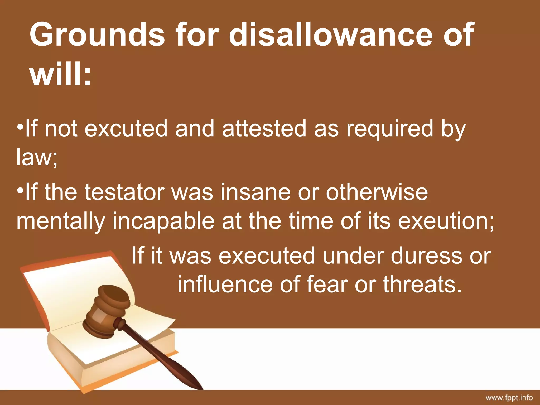 Rule 76: ALLOWANCE AND DISALLOWANCE OF WILL | PPT