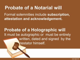 Rule 76: ALLOWANCE AND DISALLOWANCE OF WILL | PPT
