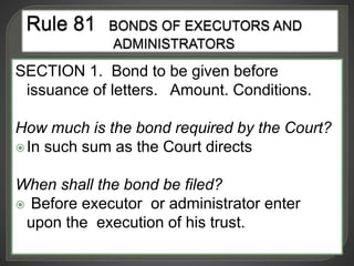 Rule 81 | PPT