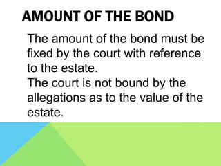 Rule 94: BONDS OF GUARDIANS | PPT