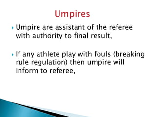 Rule and regulations of athletics track & field | PPTX