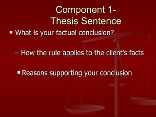 Rule application & drafting the discussion pt 2 | PPT | Law