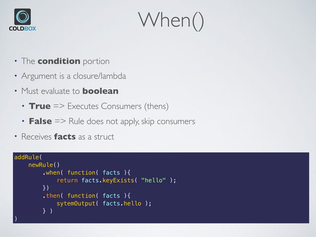 RuleBox : A natural language Rule Engine | PPT