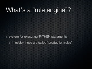 Ruleby | PPT