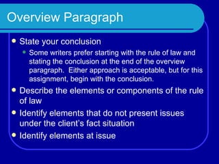 Rule explanation & drafting the discussion | PPT