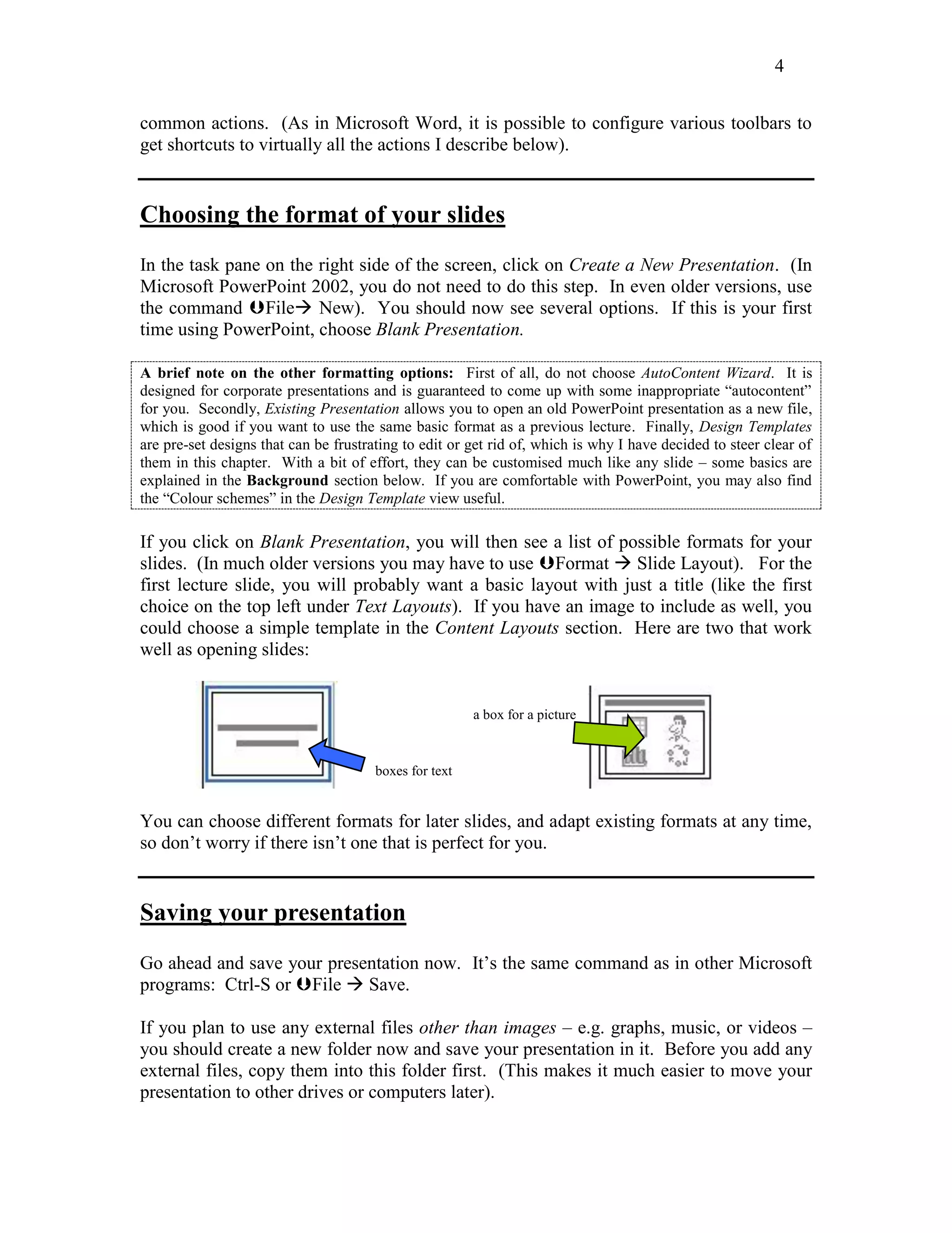 Rule for creating power point slide | PDF