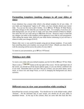 Rule for creating power point slide | PDF