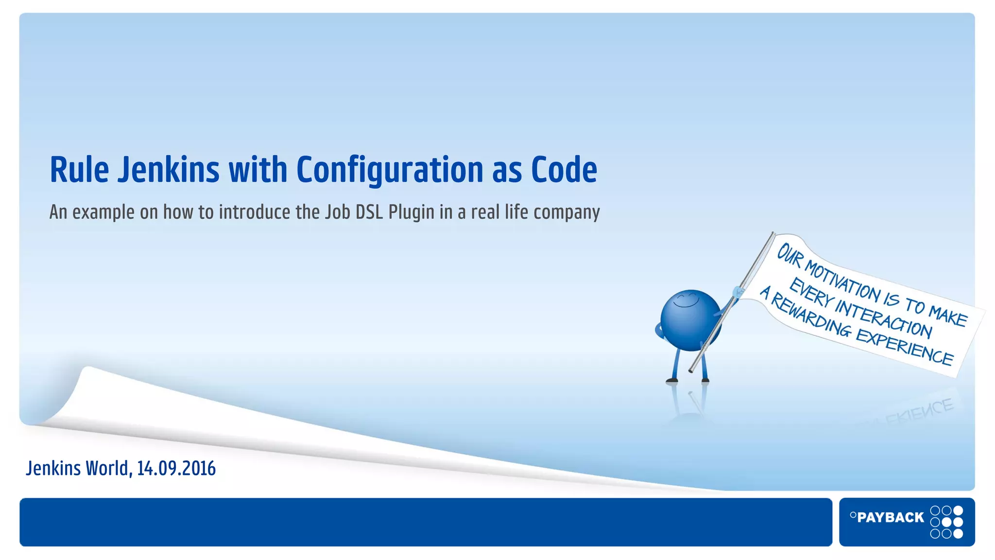 Rule jenkins with configuration as code | PPT
