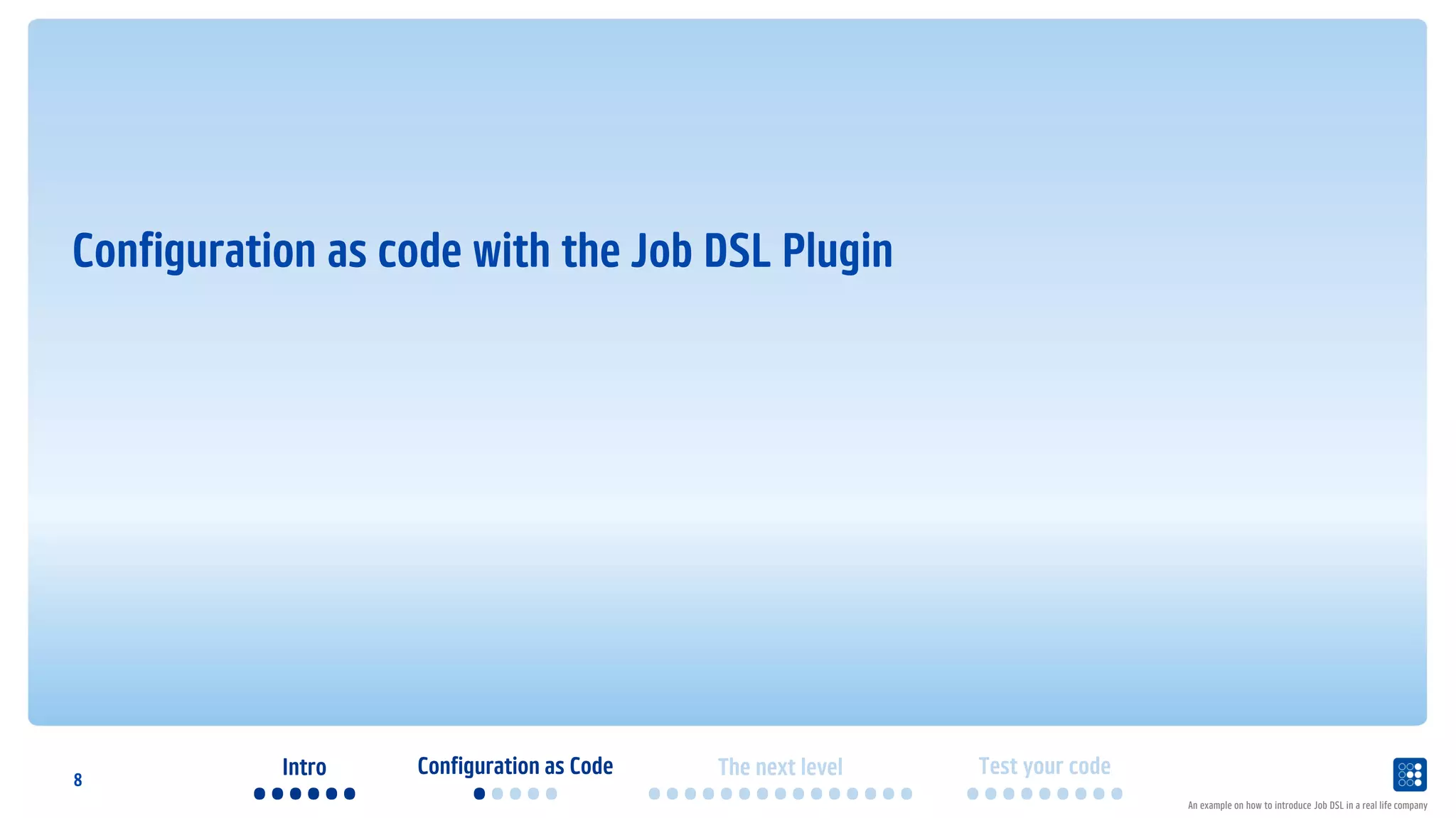 Rule jenkins with configuration as code | PPT