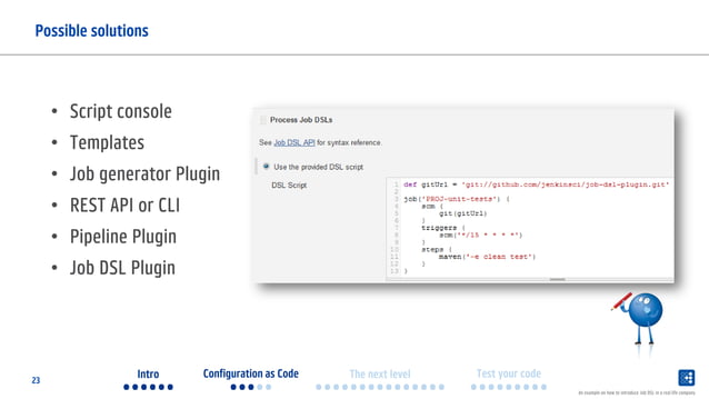 Rule jenkins with configuration as code | PPT