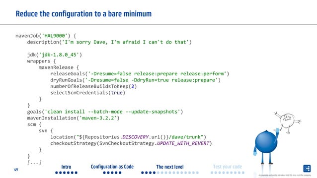 Rule jenkins with configuration as code | PPT