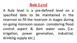 Rule Level & Gate Operation in a Dam.pptx