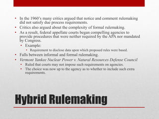 Rulemaking | PPTX