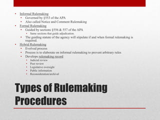 Rulemaking | PPTX