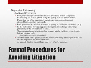 Rulemaking II | PPTX | Law