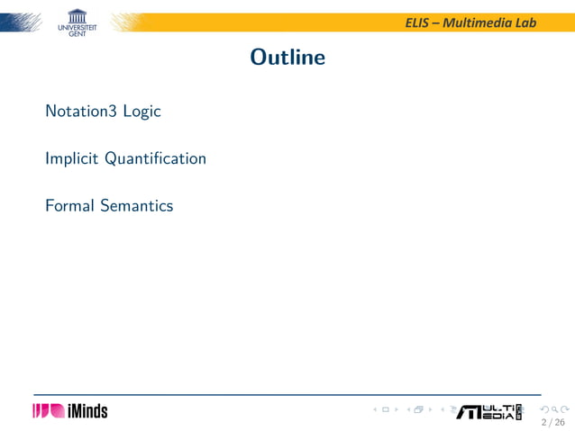 RuleML2015: Semantics of Notation3 Logic: A Solution for Implicit Quantification | PPT