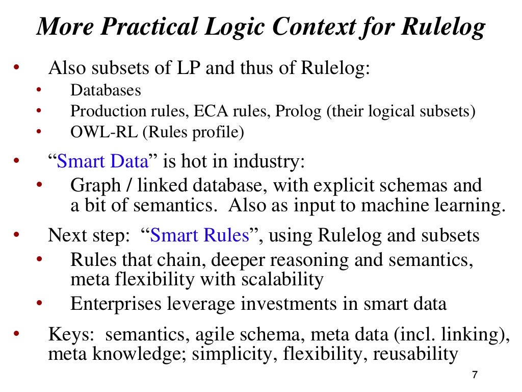 RuleML2015 - Tutorial - Powerful Practical Semantic Rules in Rulelog…